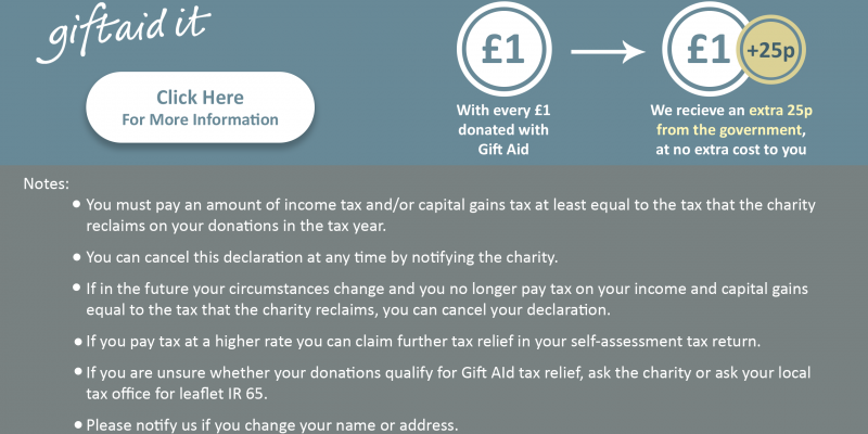 Gift Aid Form Withy Trees Welfare & Education | Al-Ansaar