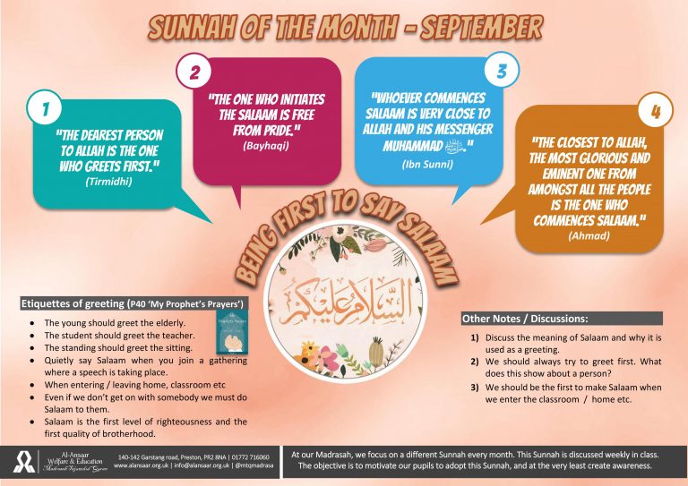 Sunnah of the Month | Al-Ansaar